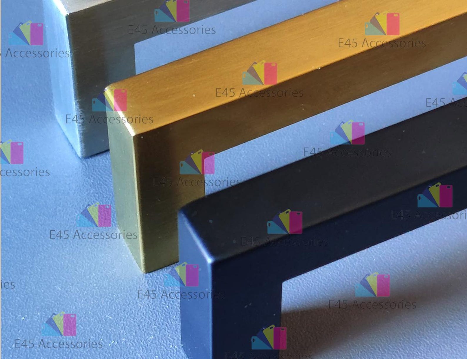 Cabinet Pull Square Bar Handles for Kitchen Cabinets Doors Drawers ...