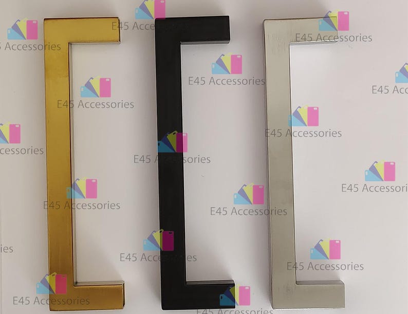 Cabinet Pull Square Bar Handles for Kitchen Cabinets Doors Drawers ...