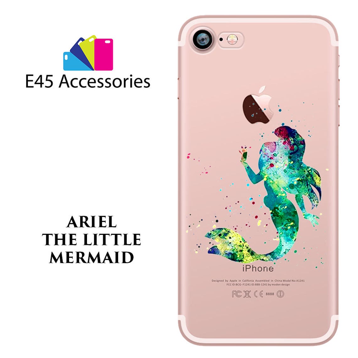 ARIEL the Little Mermaid Disney Watercolour Hard Case for - Etsy