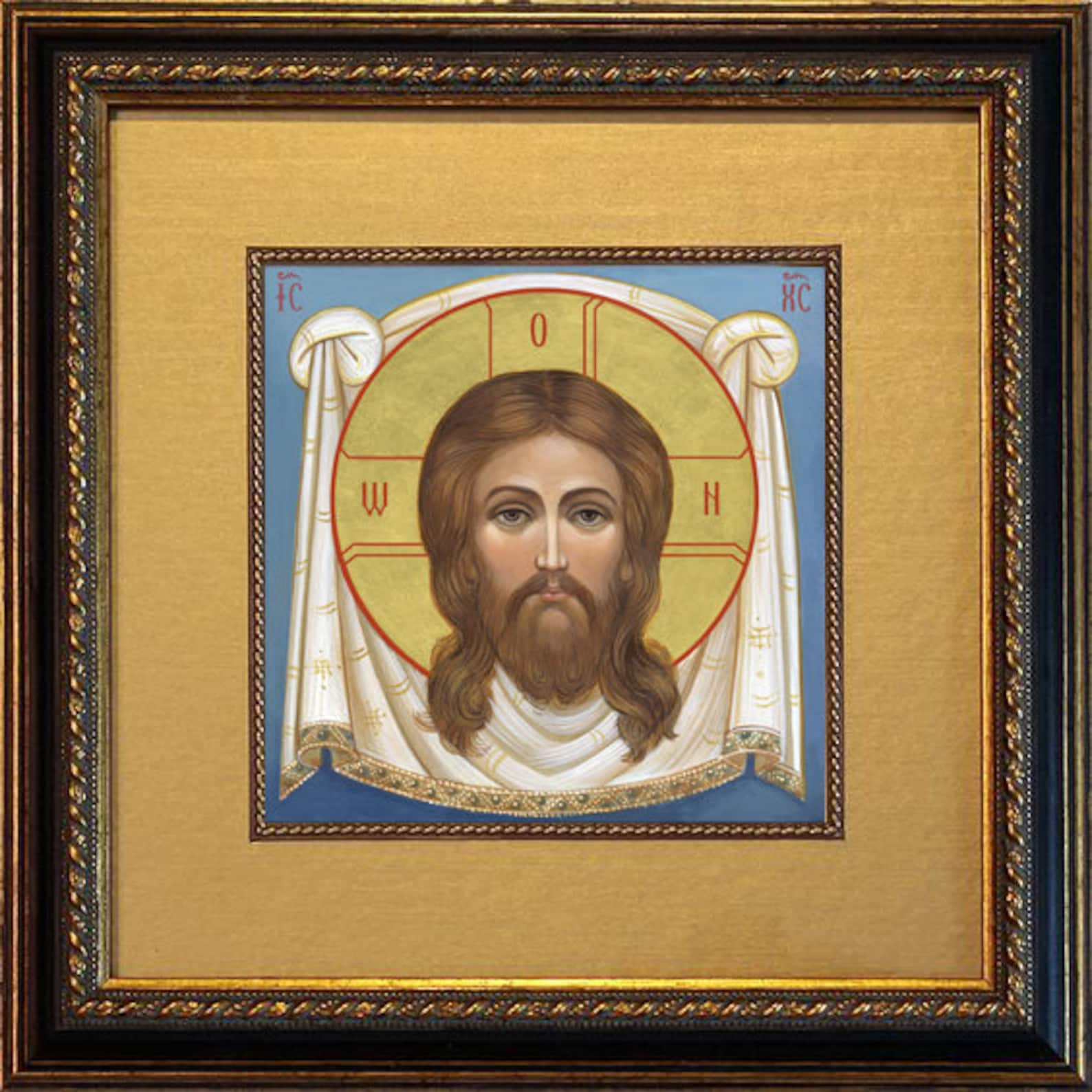 Jesus Christ Icon, Holy Face of Our Savior, Not Made by Human Hands ...