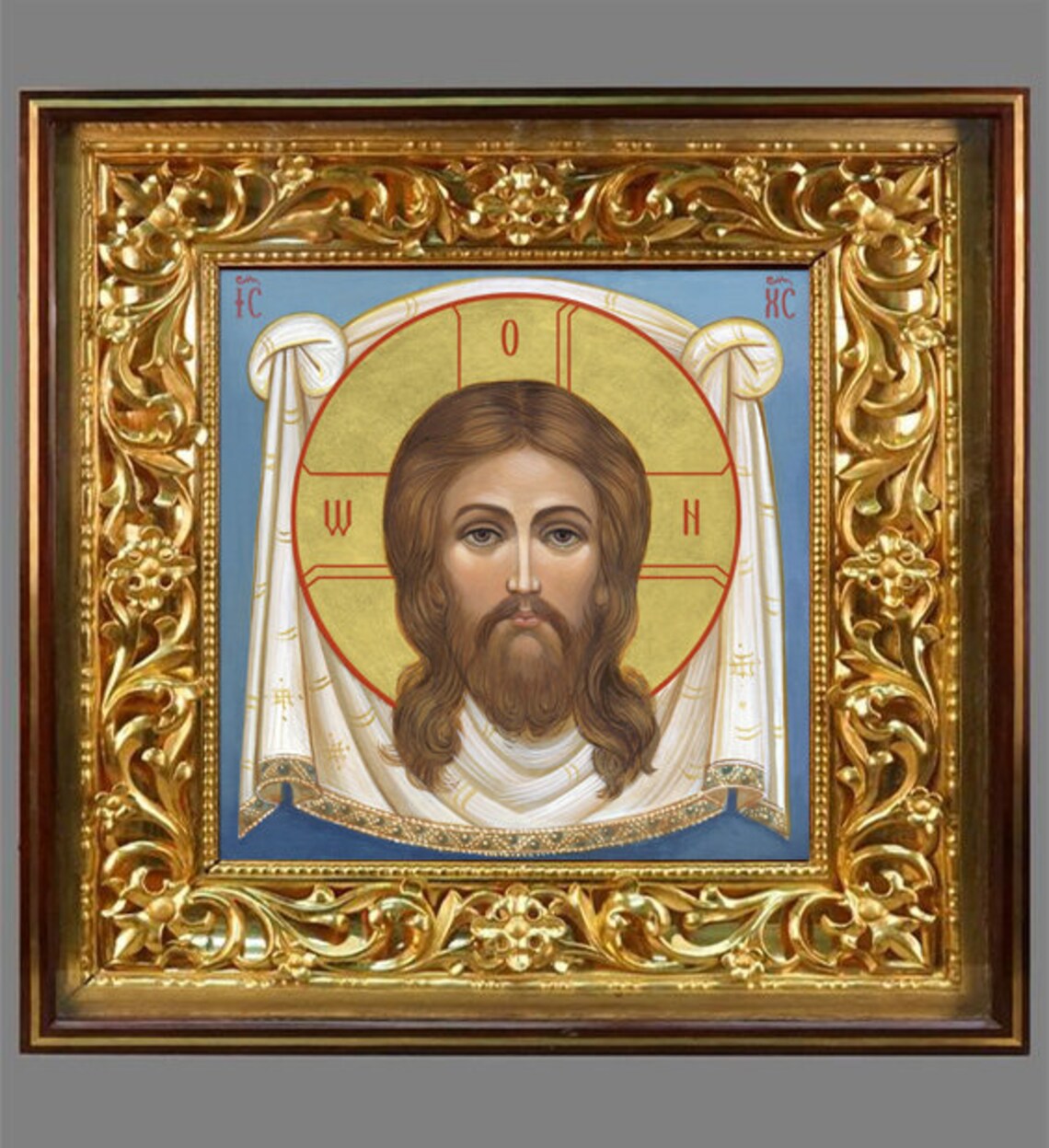 Jesus Christ Icon, Holy Face of Our Savior, Not Made by Human Hands ...