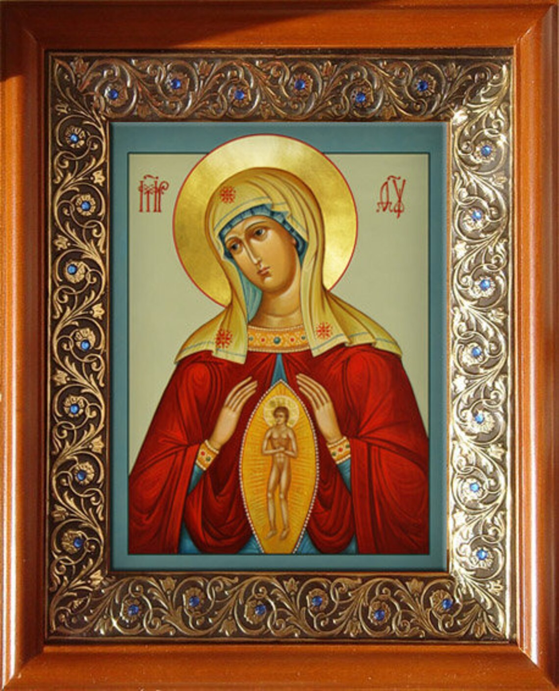 Virgin Mary Orthodox Icon, Theotokos, Our Lady, Mother of God, Helper ...
