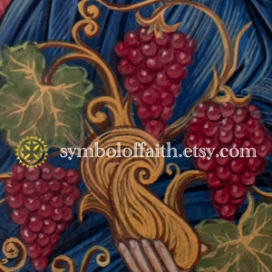 Jesus Christ "grape Vine", Orthodox Icon, Original Hand Painted Icon ...