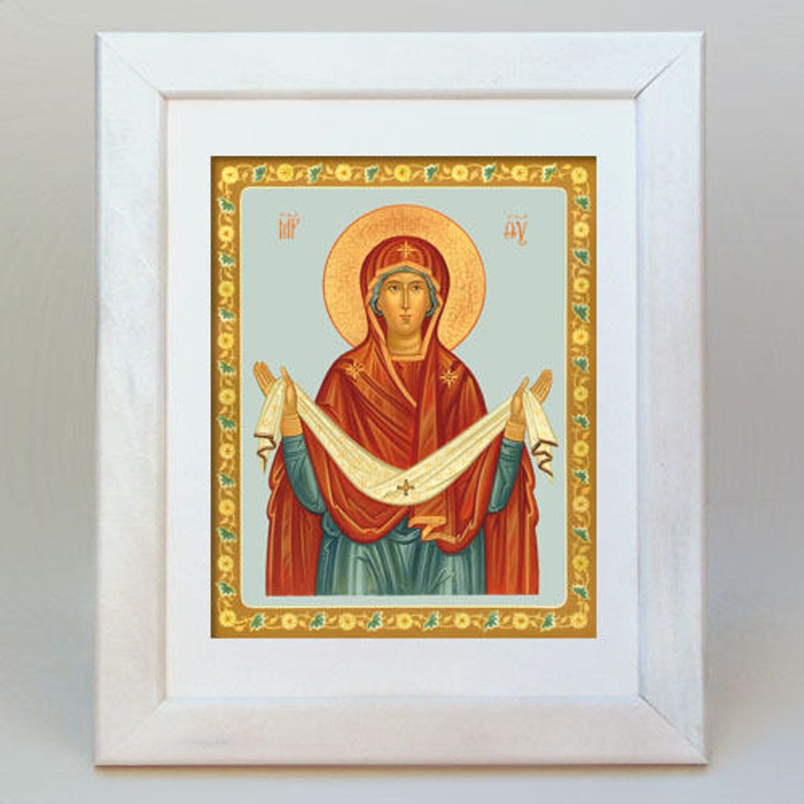 Virgin Mary Orthodox Icon, Theotokos Icon, Byzantine Icons, Mother of ...