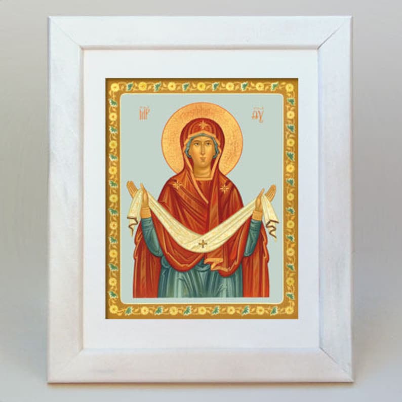 Griechisch Ikonen der Jungfrau Maria, Theotokos Ikone, Byzantinische ...