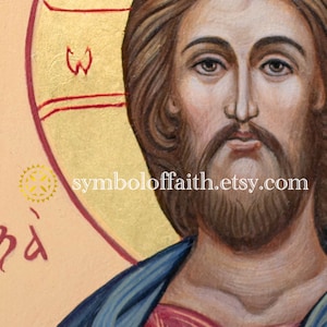 Jesus Christ "grape Vine", Orthodox Icon, Original Hand Painted Icon ...