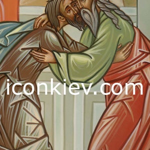 The Prodigal Son Icon, Orthodox Icon, Byzantine Icon, Hand Painted Icon ...
