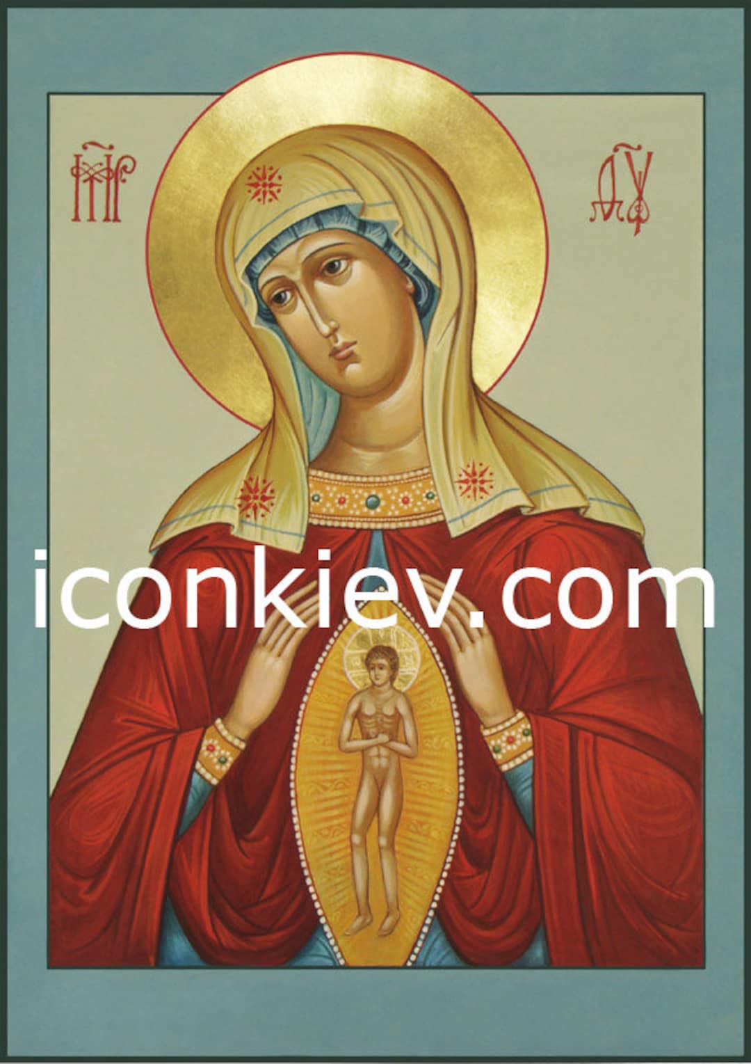 Virgin Mary Orthodox Icon, Theotokos, Our Lady, Mother of God, Helper ...