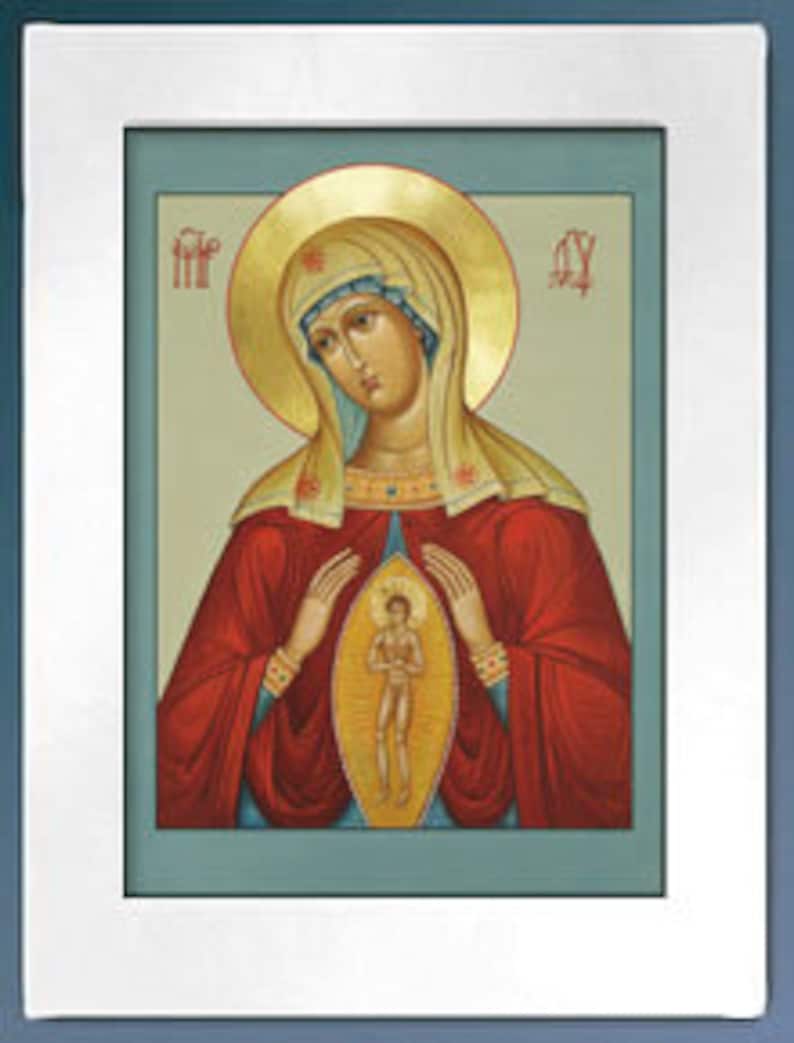 Virgin Mary Orthodox Icon, Theotokos, Our Lady, Mother of God, Helper ...