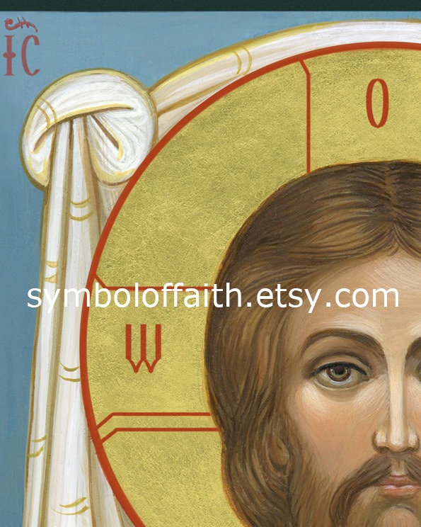 Jesus Christ Icon, Holy Face of Our Savior, Not Made by Human Hands ...