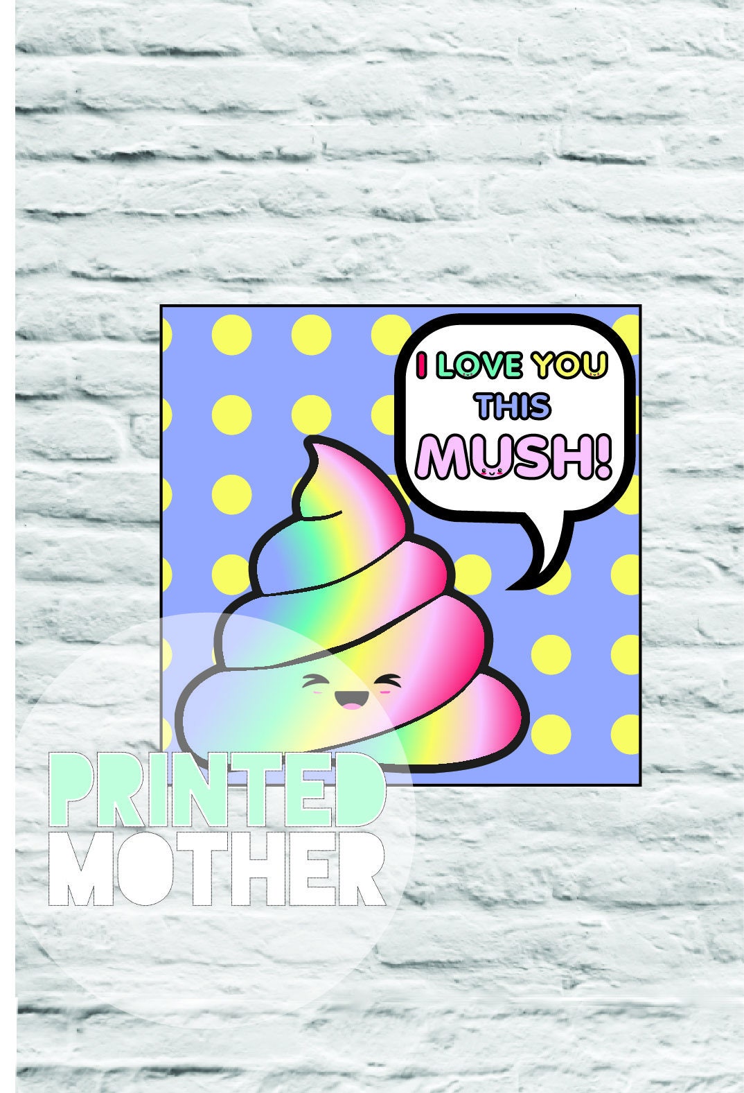 I Love You This MUSH Printable PDF Gift Tags | Valentines | Classroom ...