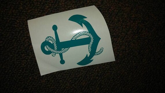 Anchor Decal Anchor Anchor Rope Decal Decal for Days | Etsy