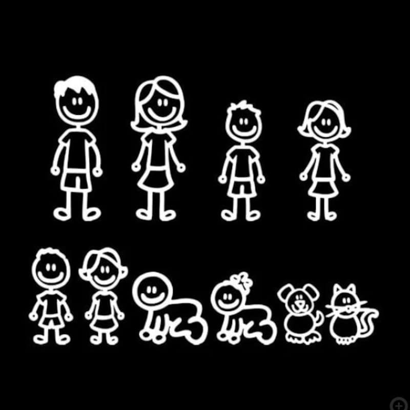Family Car Stickers - Etsy