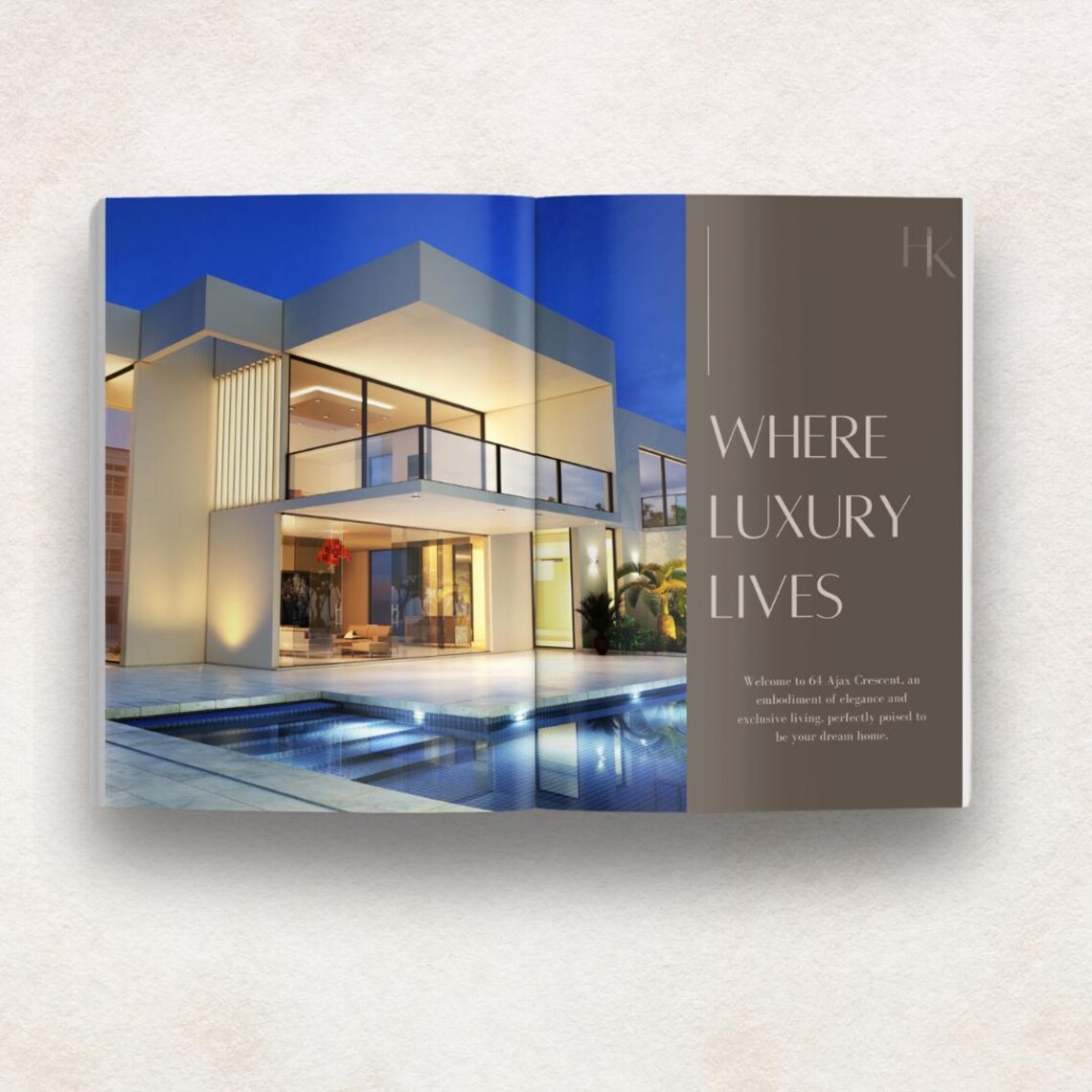 Luxury Real Estate Property Brochure Template | Listing Booklet | 10 ...