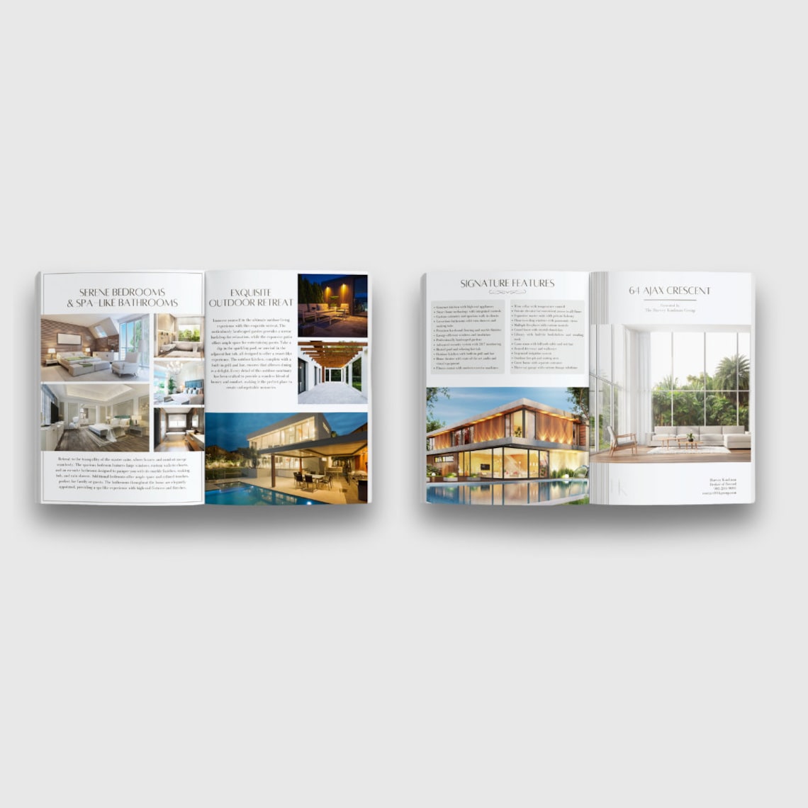 Luxury Real Estate Property Brochure Template Listing Booklet 10 Pages ...