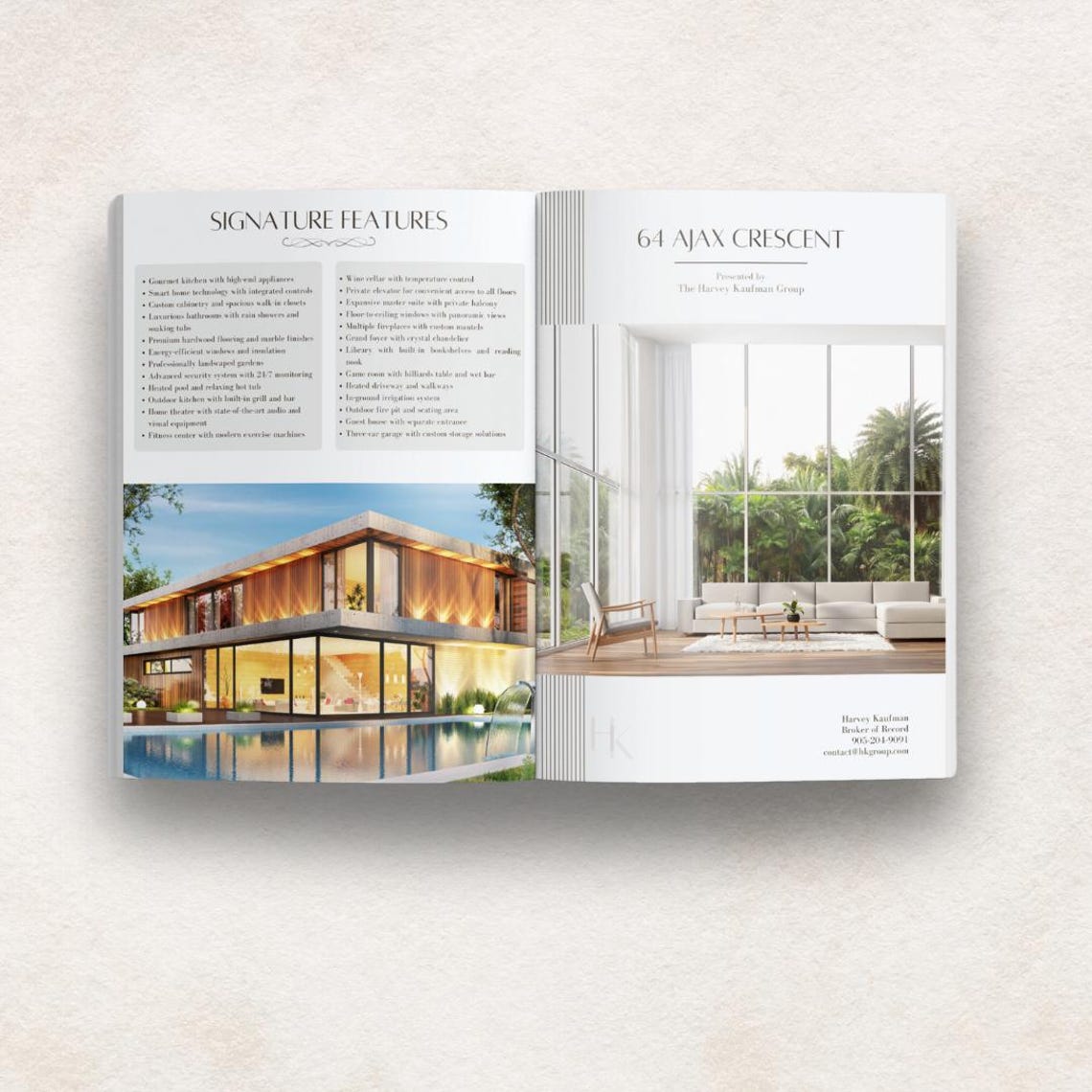 Luxury Real Estate Property Brochure Template | Listing Booklet | 10 ...