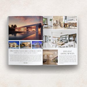 Luxury Real Estate Property Brochure Template | Listing Booklet | 10 ...