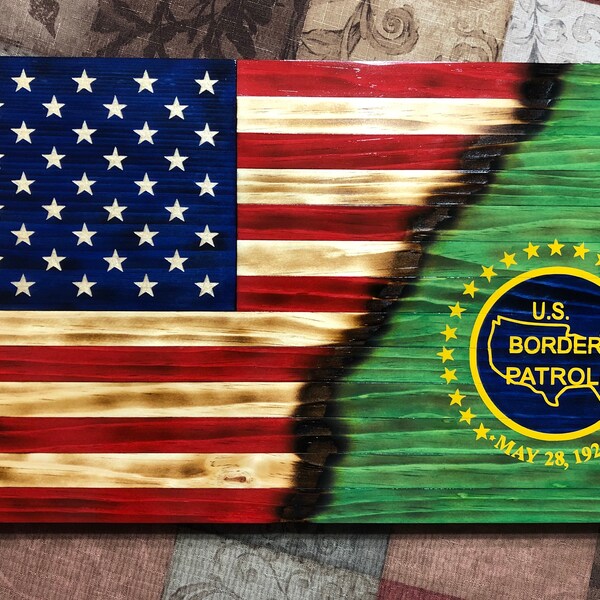 Border Patrol Flag - Etsy
