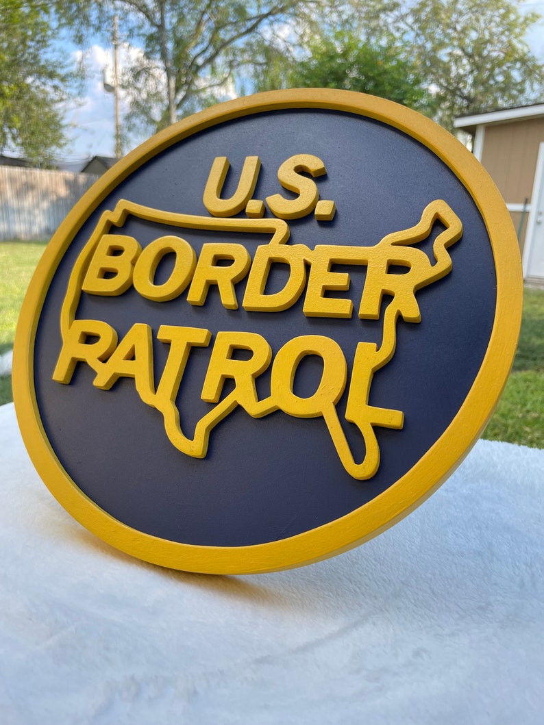Border Patrol Logo (home Decor) Border Patrol Seal With 2D Look ...