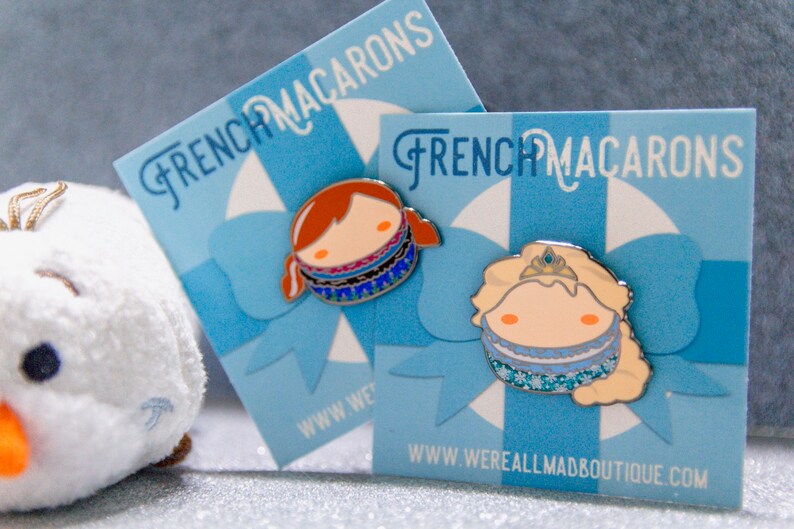 Frozen Macaron Enamel Pin Set - Etsy