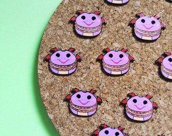 Stella Lou Macaron Enamel Pin - Etsy