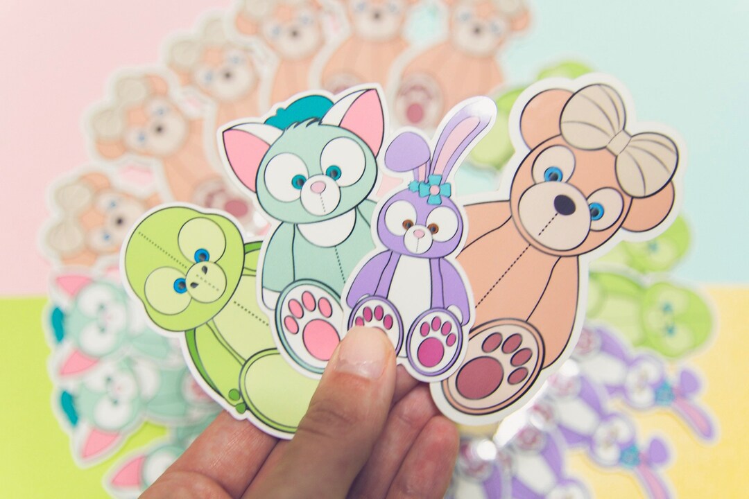 Duffy and Friends Sticker Packs - Etsy
