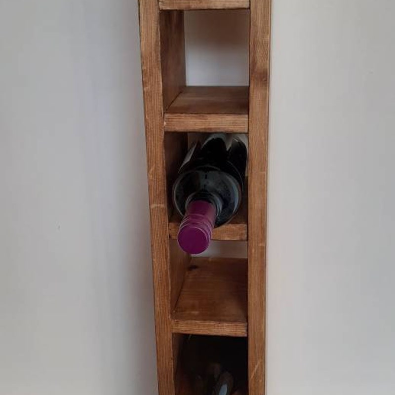 Small Handmade Wine Rack - Etsy UK
