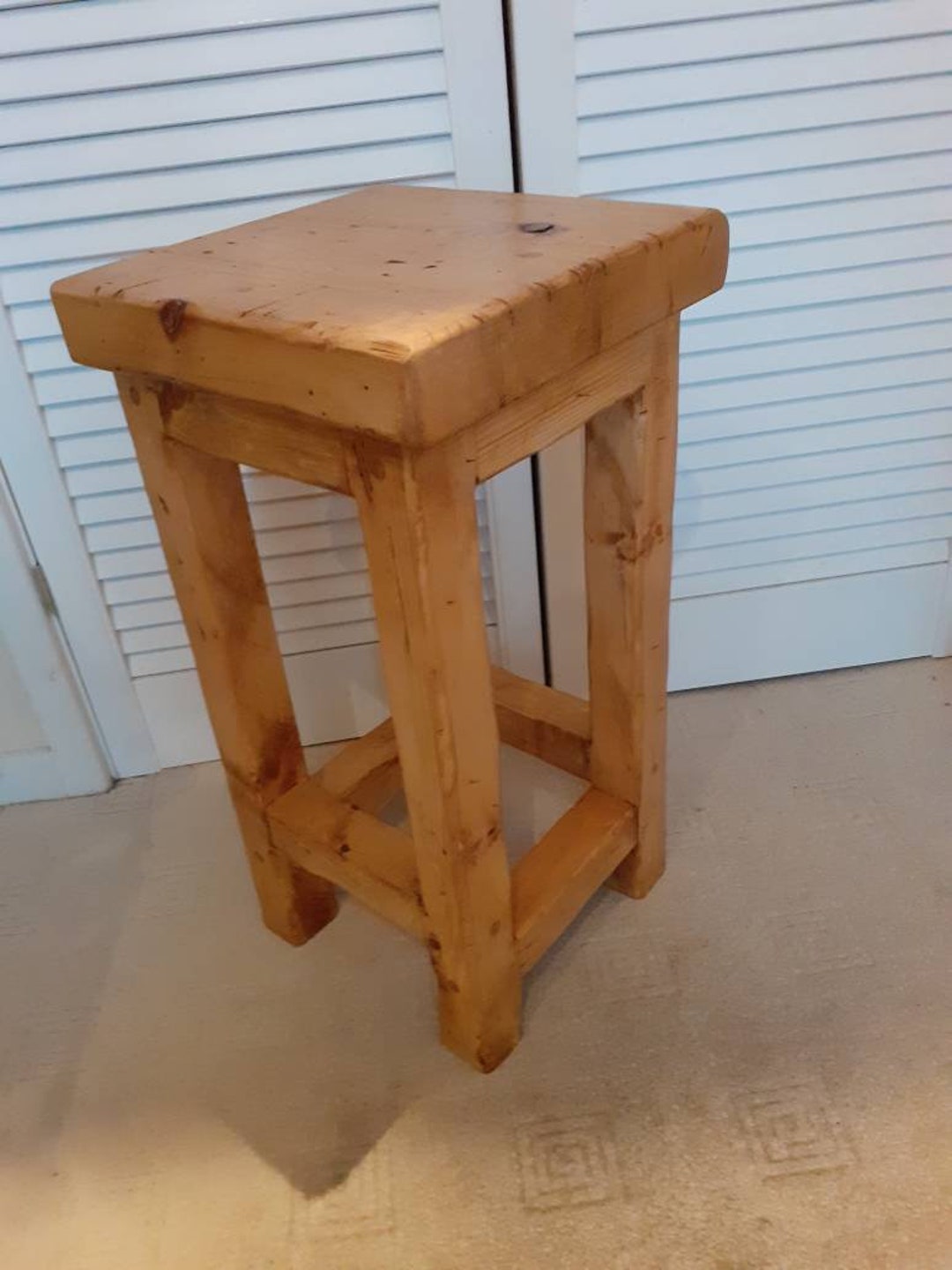 Wooden Stool /bar Stool / Side Table - Etsy