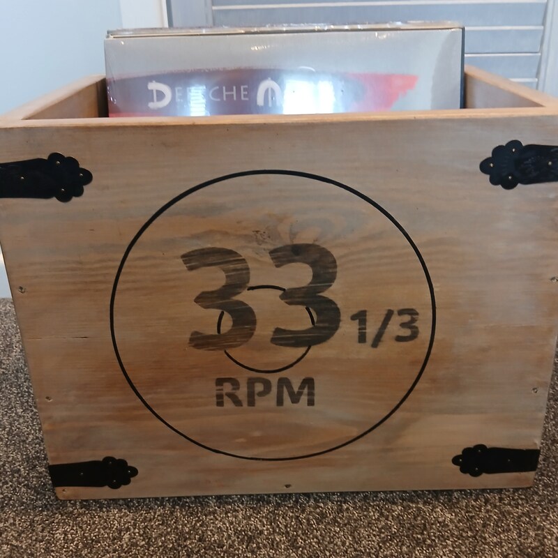 Vinyl Record Box - Etsy