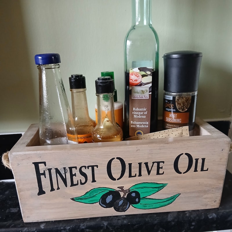 Wood Condiment Caddy - Etsy