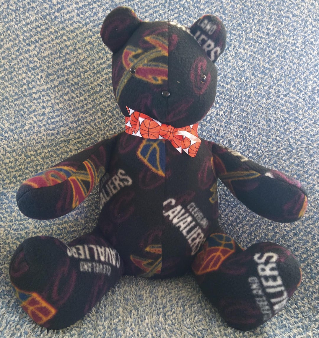 Cleveland Cavaliers Fleece Fabric Stuffed Bear - Etsy