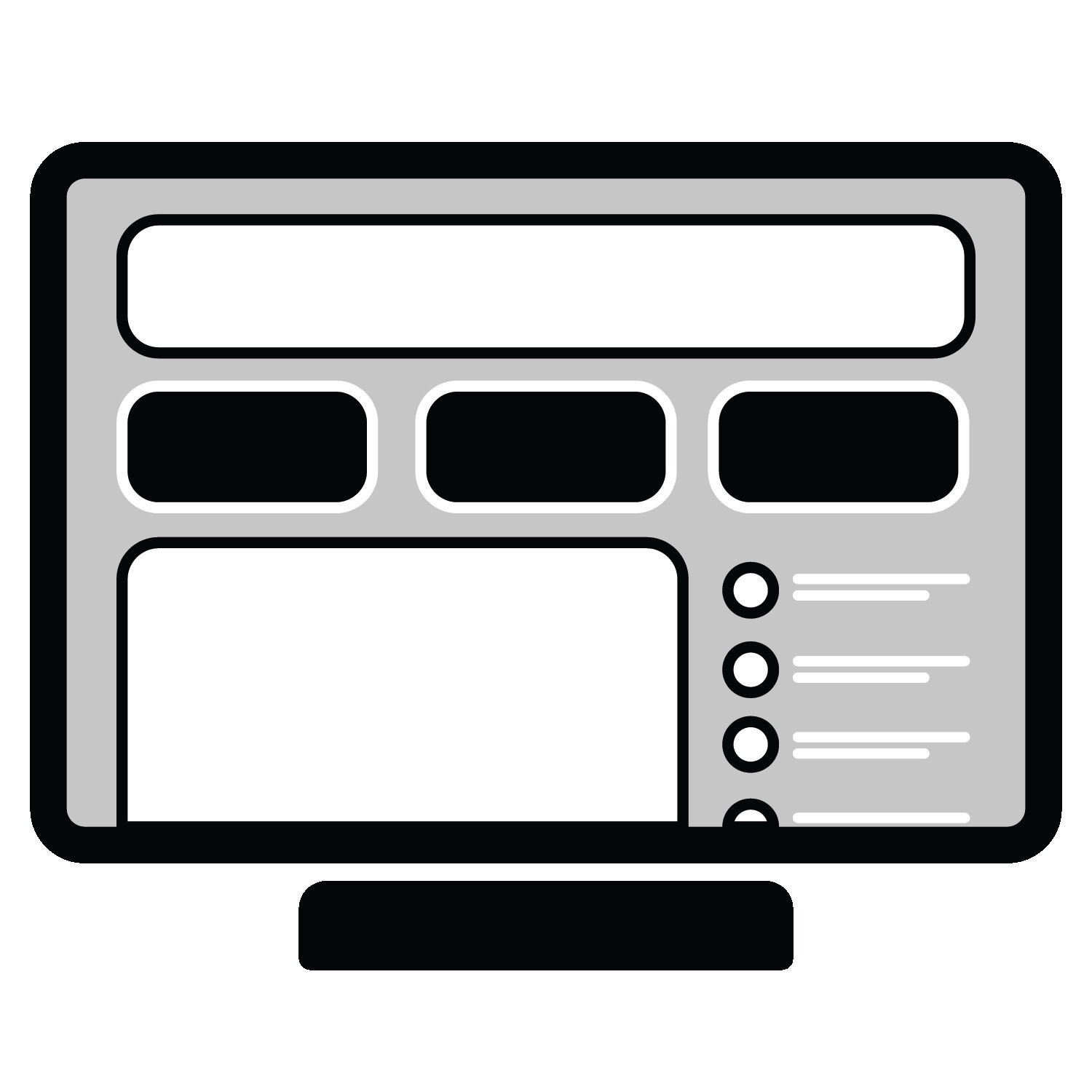 Business Icons, Black Icon Set, Small Business Icons, Office Icons, 20 ...