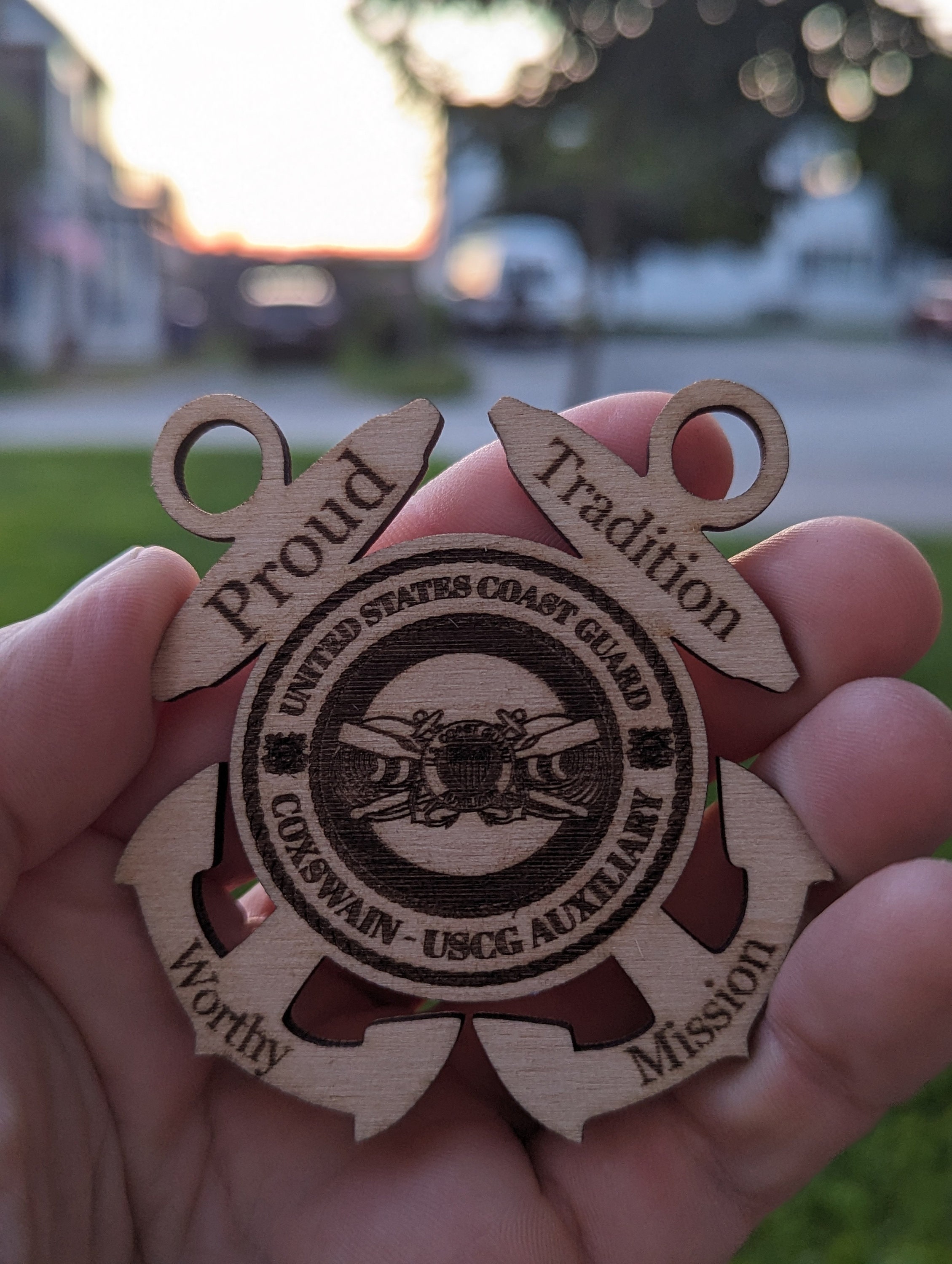 Jumbo Wooden Challenge Coins - Etsy