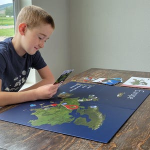 Europe Map & Biome Board (double Sided) - Etsy