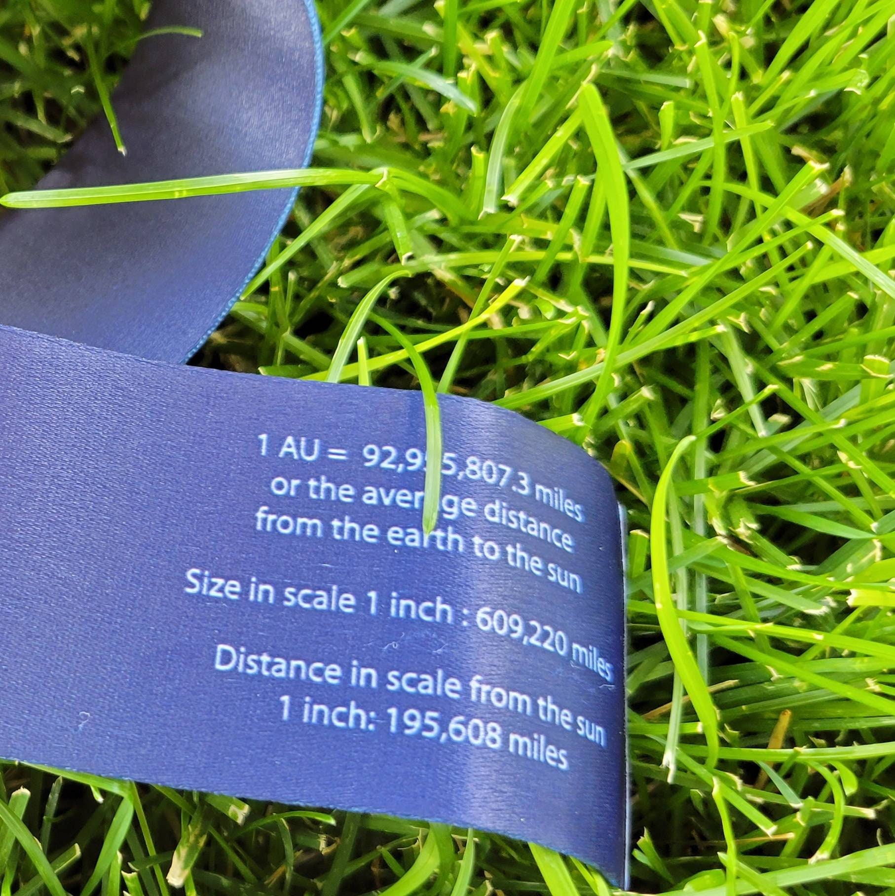 Solar System to Scale Measuring Tape - Etsy