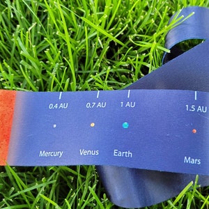 Solar System to Scale Measuring Tape - Etsy