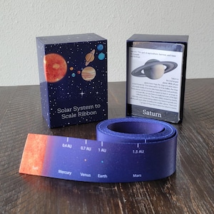 Solar System to Scale Measuring Tape - Etsy