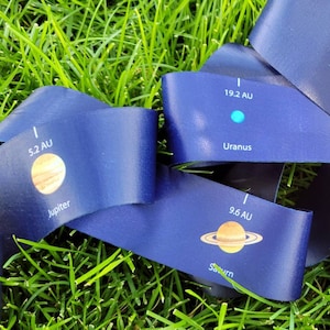 Solar System to Scale Measuring Tape - Etsy