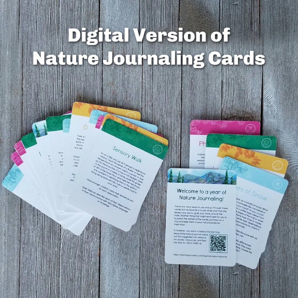 Printable Nature Journaling Cards - Etsy