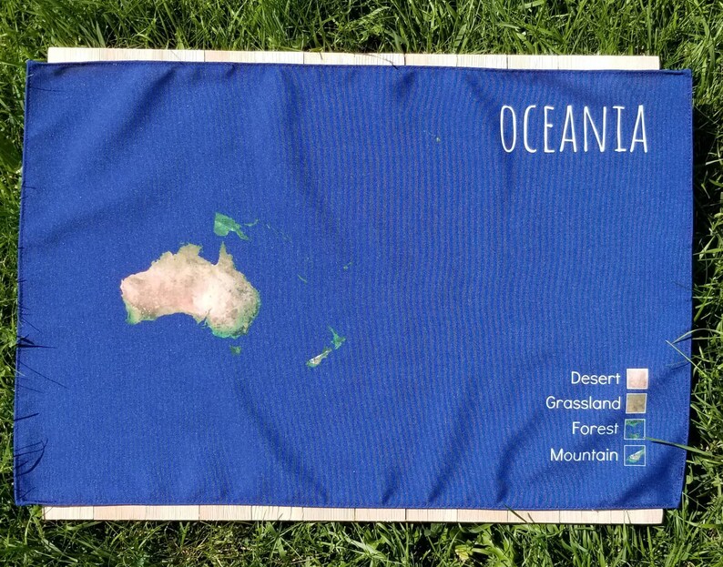 Oceania australia Pin Map | Etsy