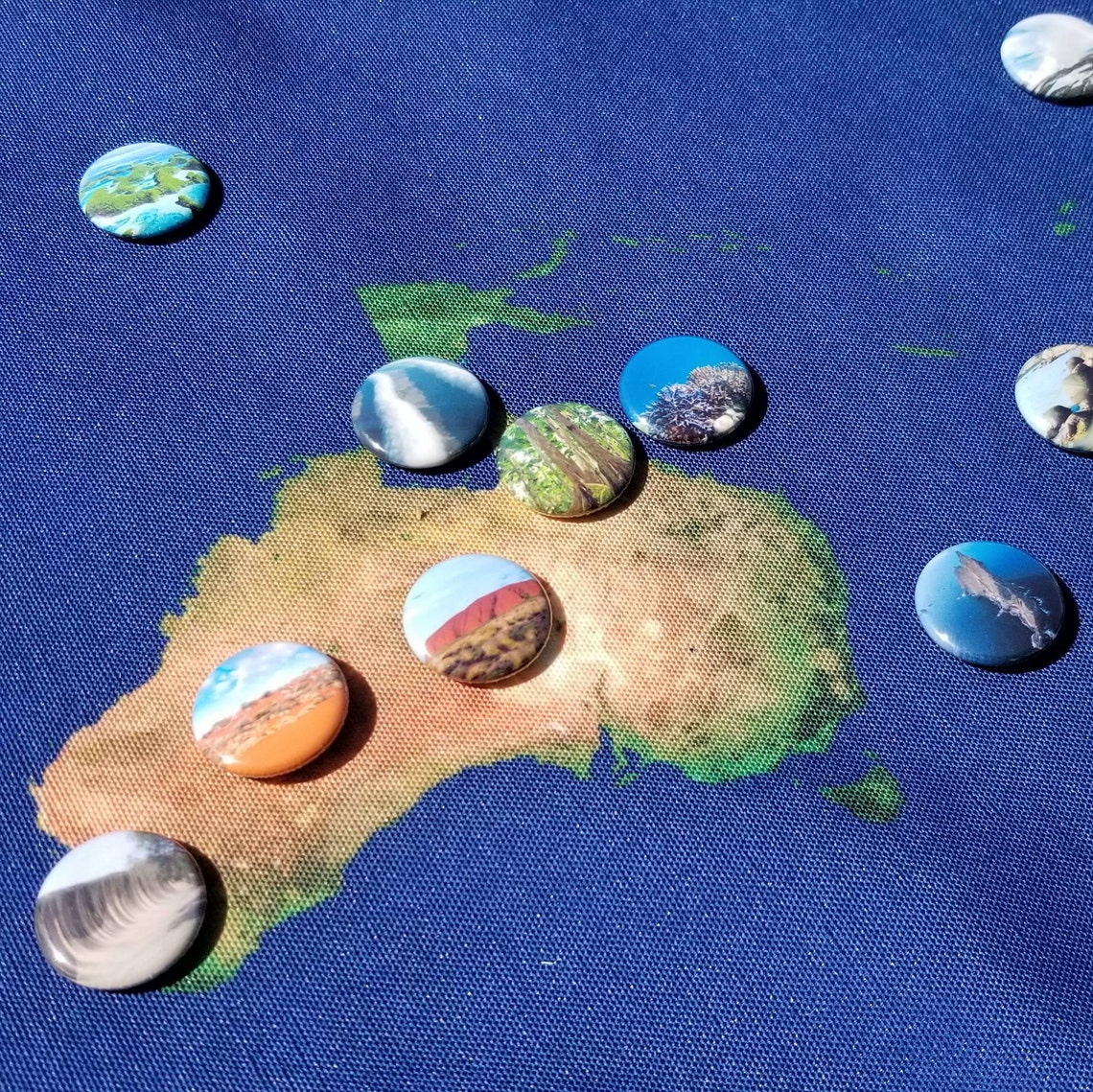 Oceania australia Pin Map | Etsy