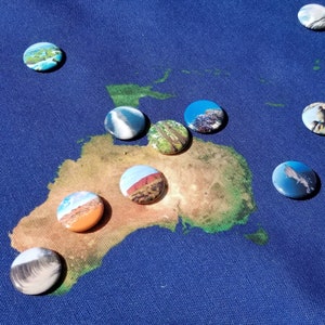 Oceania australia Pin Map - Etsy