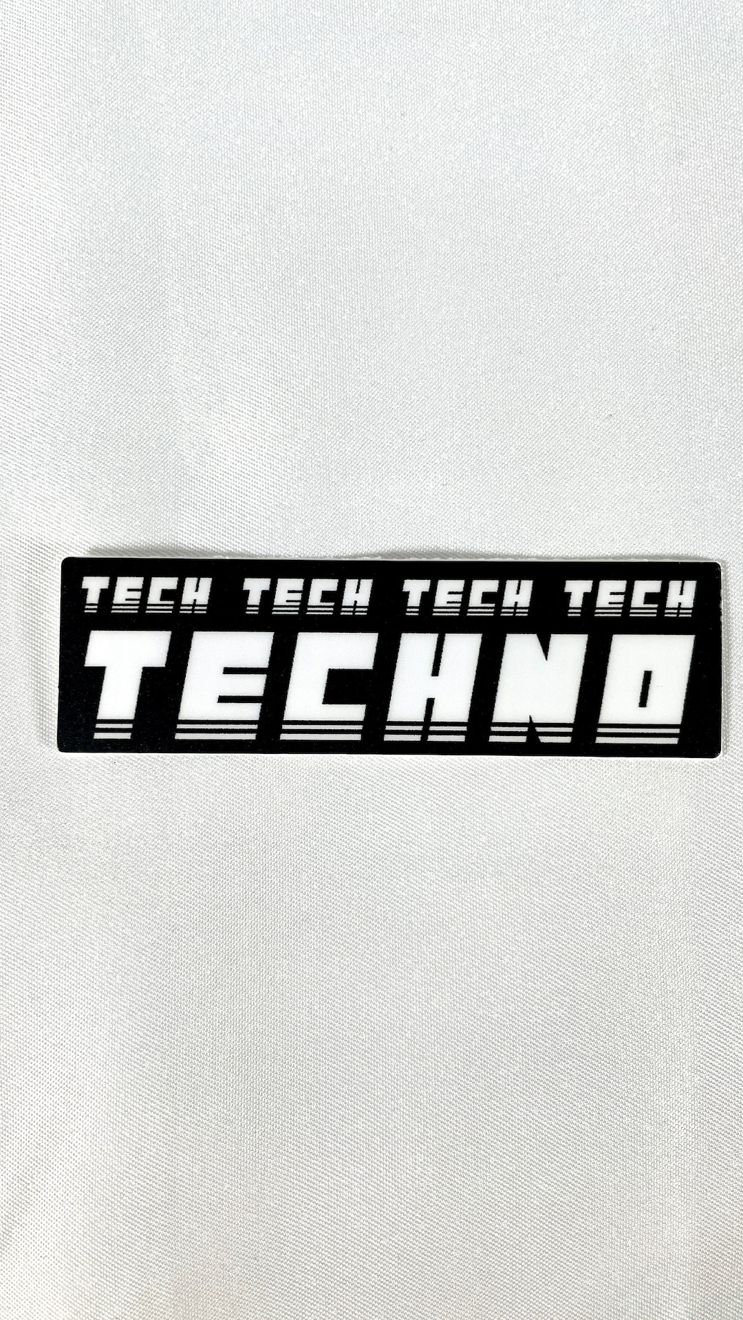 Tech Tech Tech Techno Sticker - Etsy