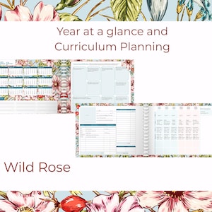 Homeschool Planner | Full Color | 1-6 Students | Plan Curriculum ...