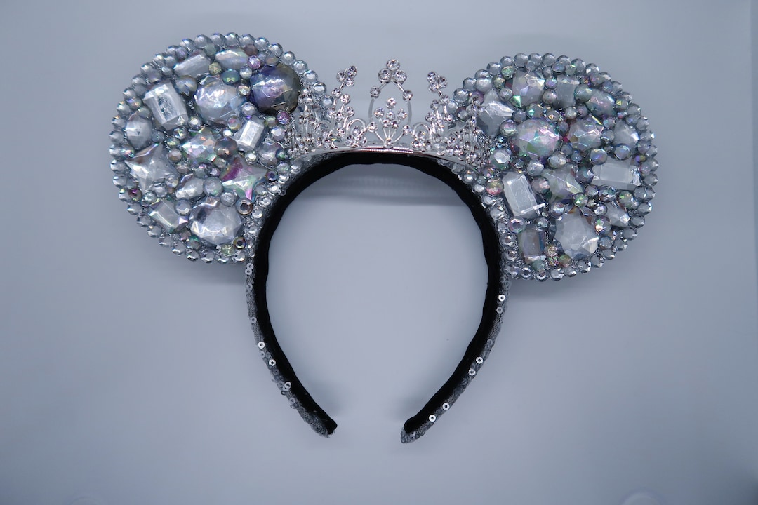 Deluxe Diamond Ears With Crown - Etsy