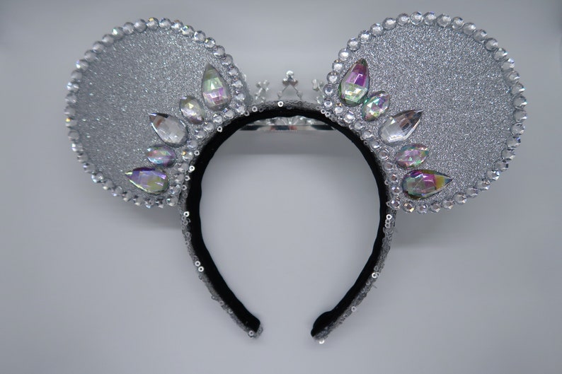 Deluxe Diamond Ears With Crown - Etsy