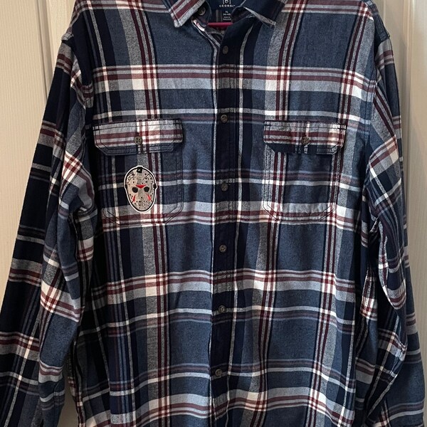 Horror Flannel Shirt - Etsy