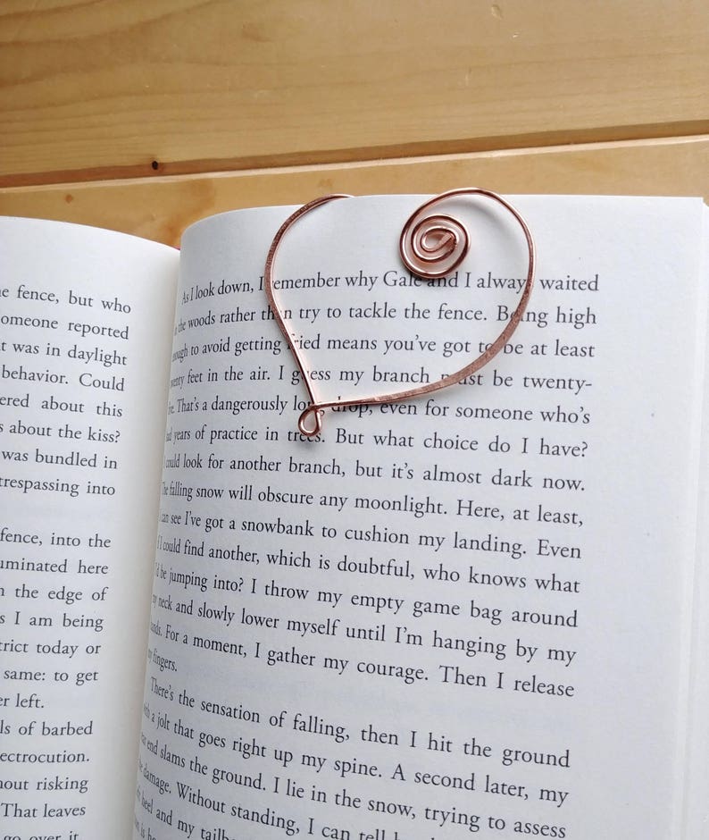 Heart Gift Heart Bookmark Heart Gift for Her Heart Gift | Etsy