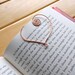Heart Gift Heart Bookmark Heart Gift for Her Heart Gift - Etsy