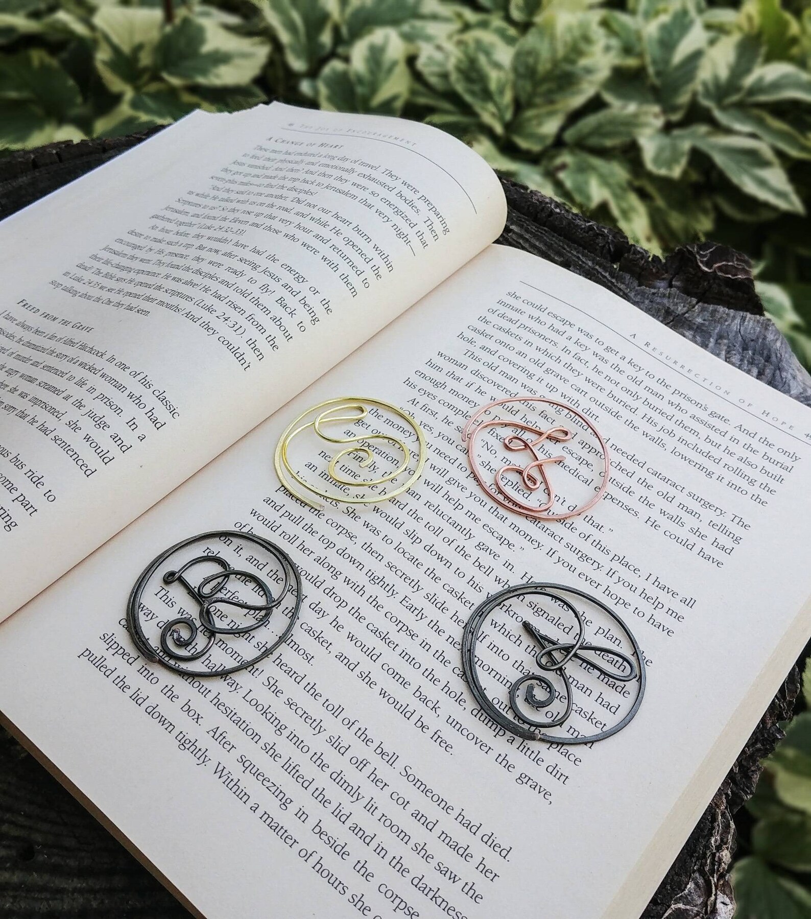 Bookmark Gift Custom Bookmark Initial Gift Mens Gift Gift - Etsy